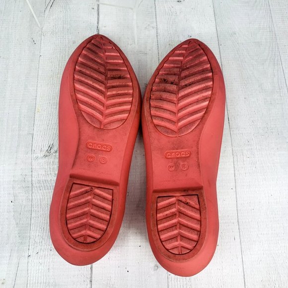 CROCS | Shoes | Free Ship Crocs Eve Flat Iconic Comfort Coral Pink ...